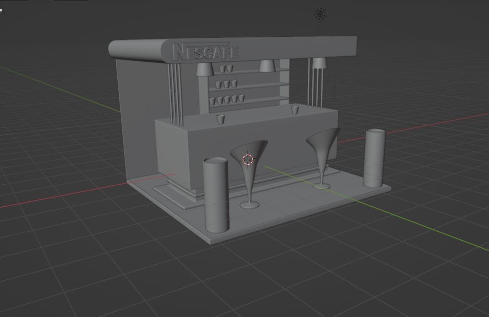 Nescafe Stall 3D Model Model - TurboSquid 2347967