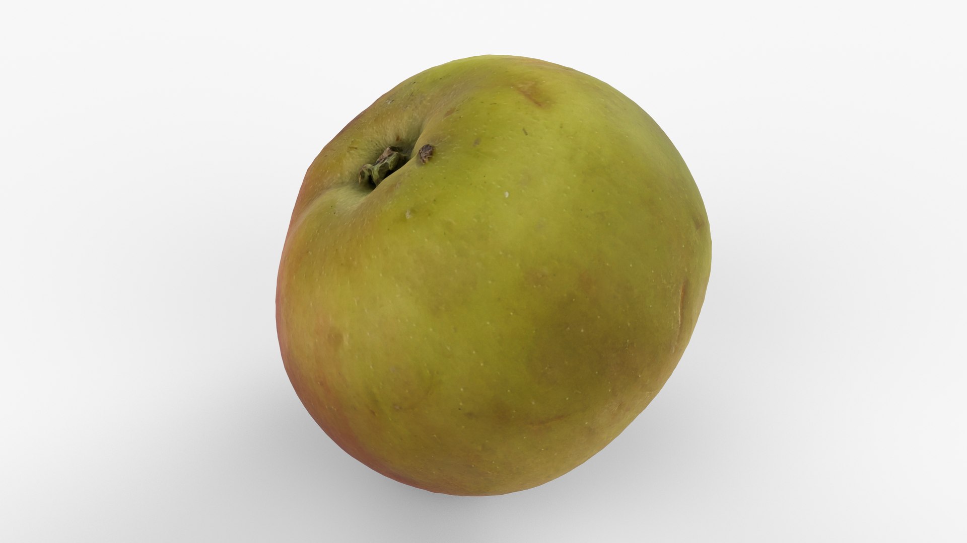 Photorealistic 3D Scan Of Rotten Wrinkly Overripe Old Ugly Apple 3D ...