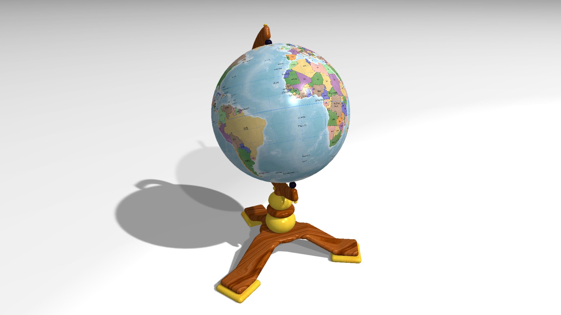 3D model Globe - Globus - TurboSquid 2023832