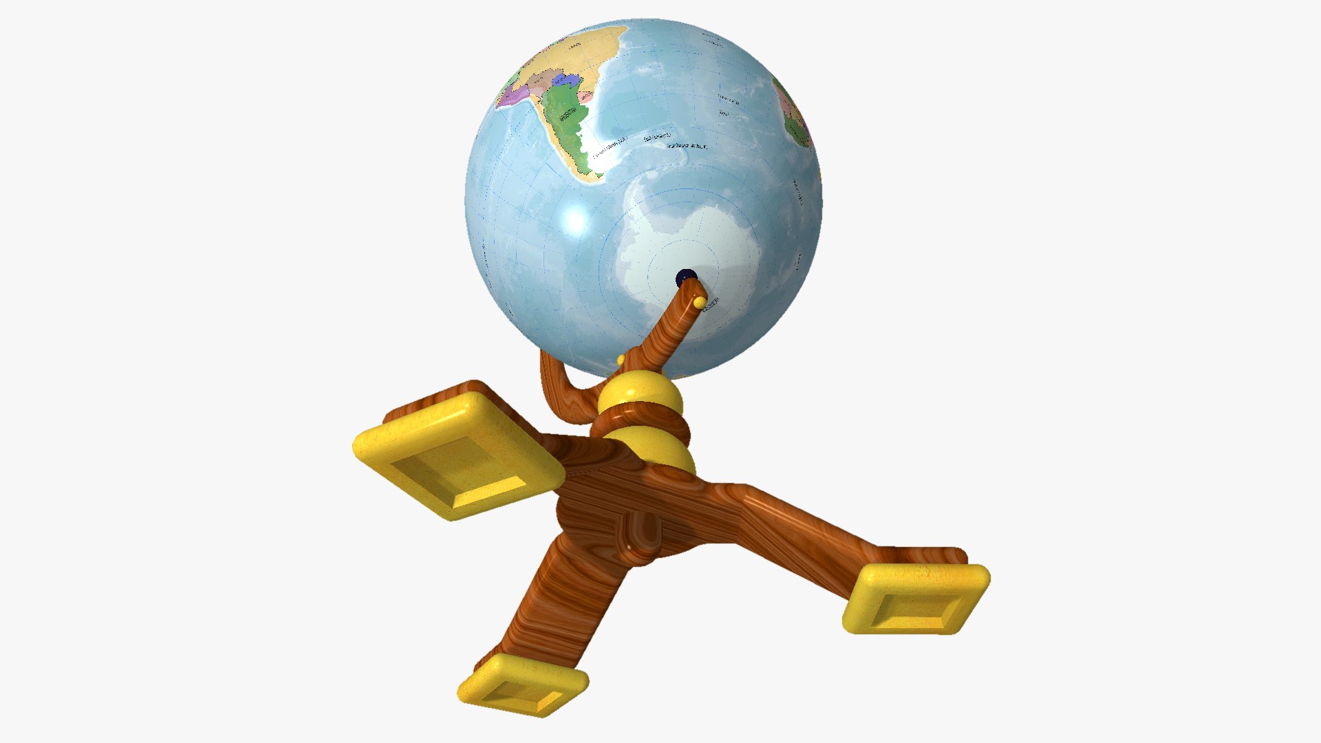 3D model Globe - Globus - TurboSquid 2023832