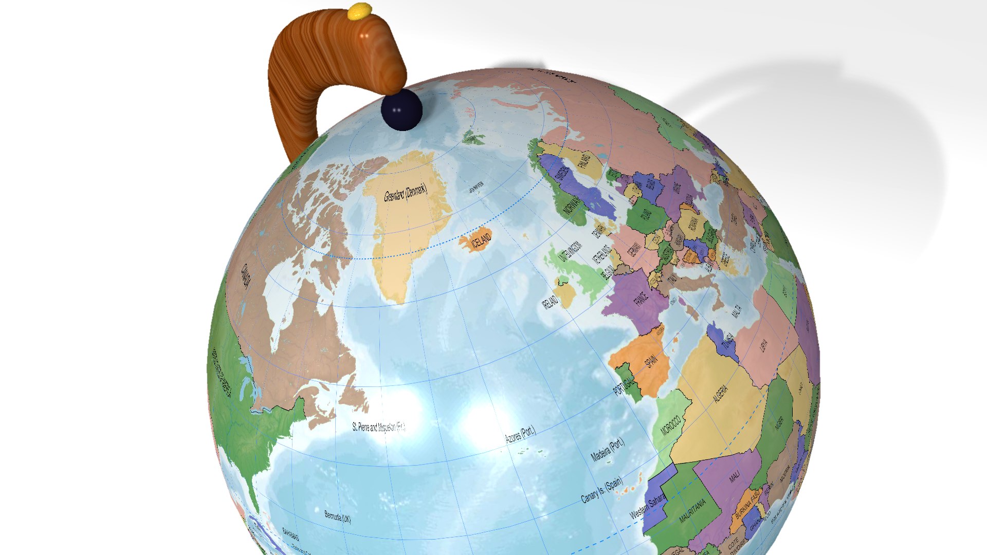3D model Globe - Globus - TurboSquid 2023832