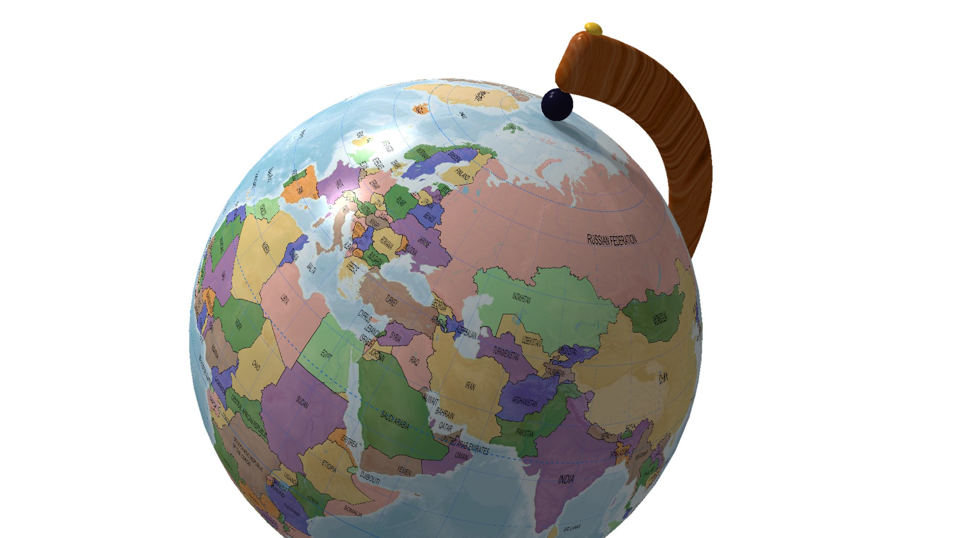 3D model Globe - Globus - TurboSquid 2023832