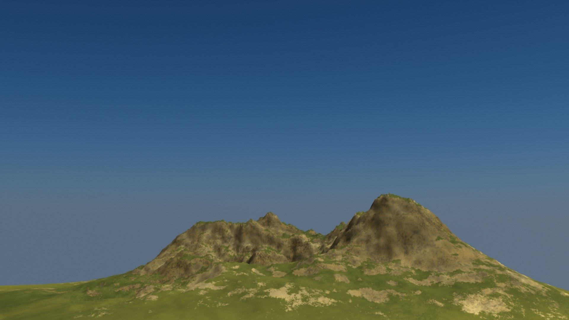Terrain Rendering 3d Model