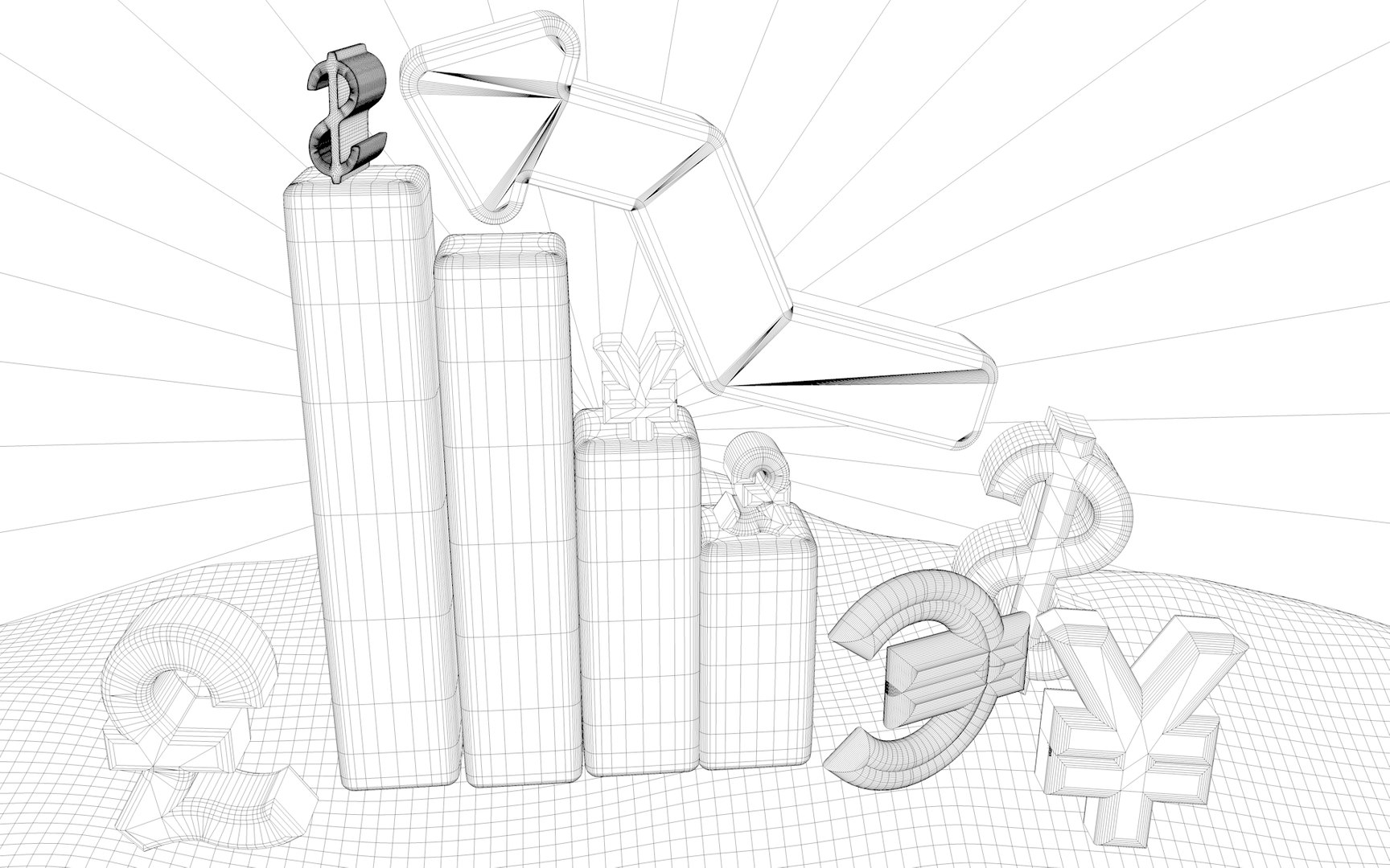 3D Model FOREX TRADING - TurboSquid 2103054