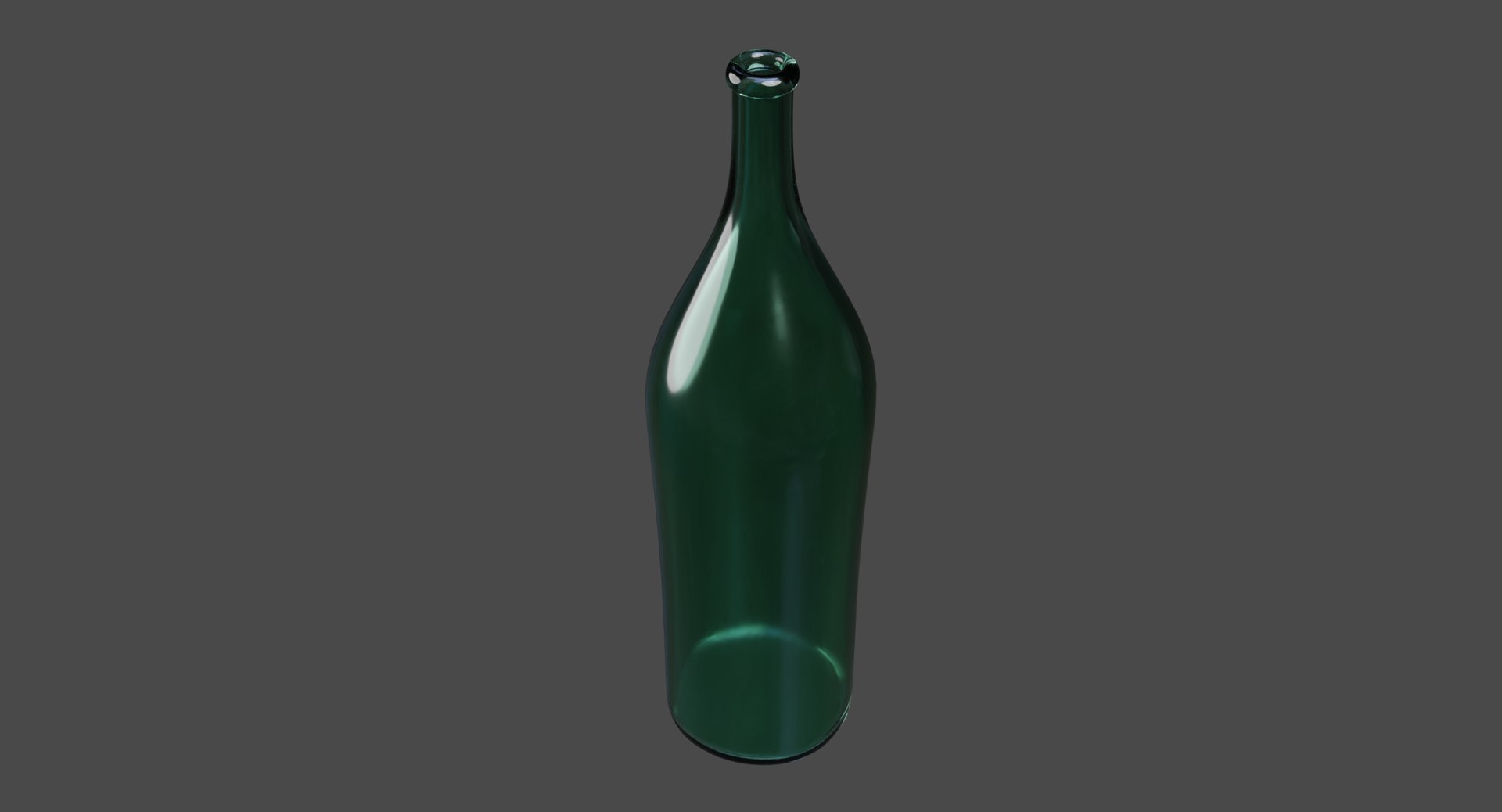 Quarter Bottle 3D - TurboSquid 1301297