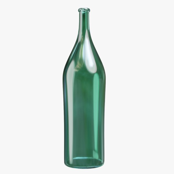 Quarter bottle 3D - TurboSquid 1301297