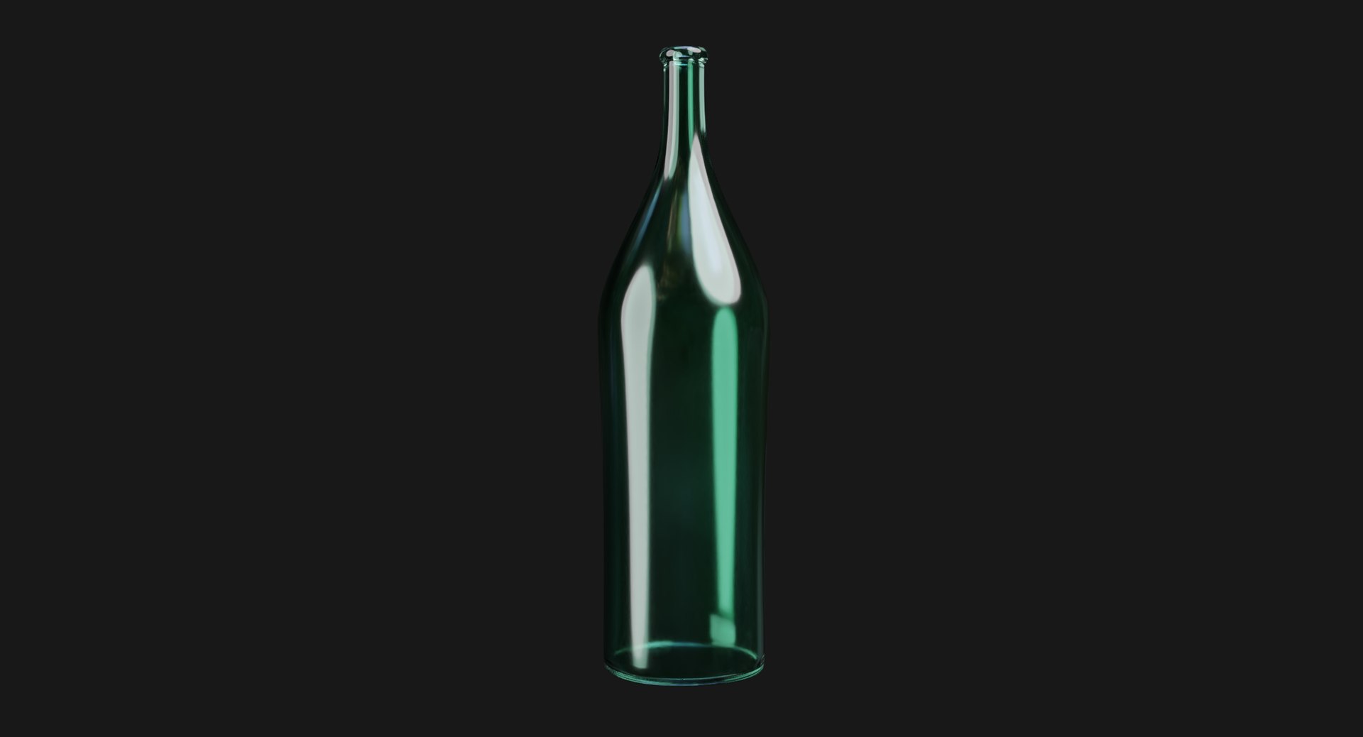 Quarter Bottle 3D - TurboSquid 1301297