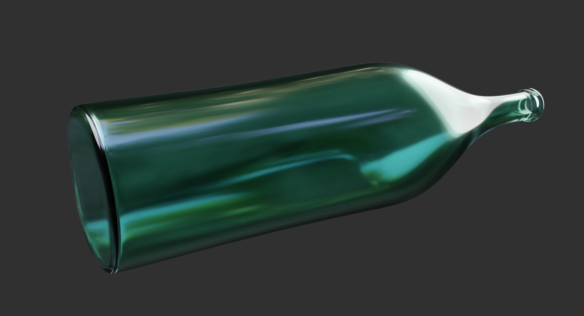 Quarter Bottle 3D - TurboSquid 1301297