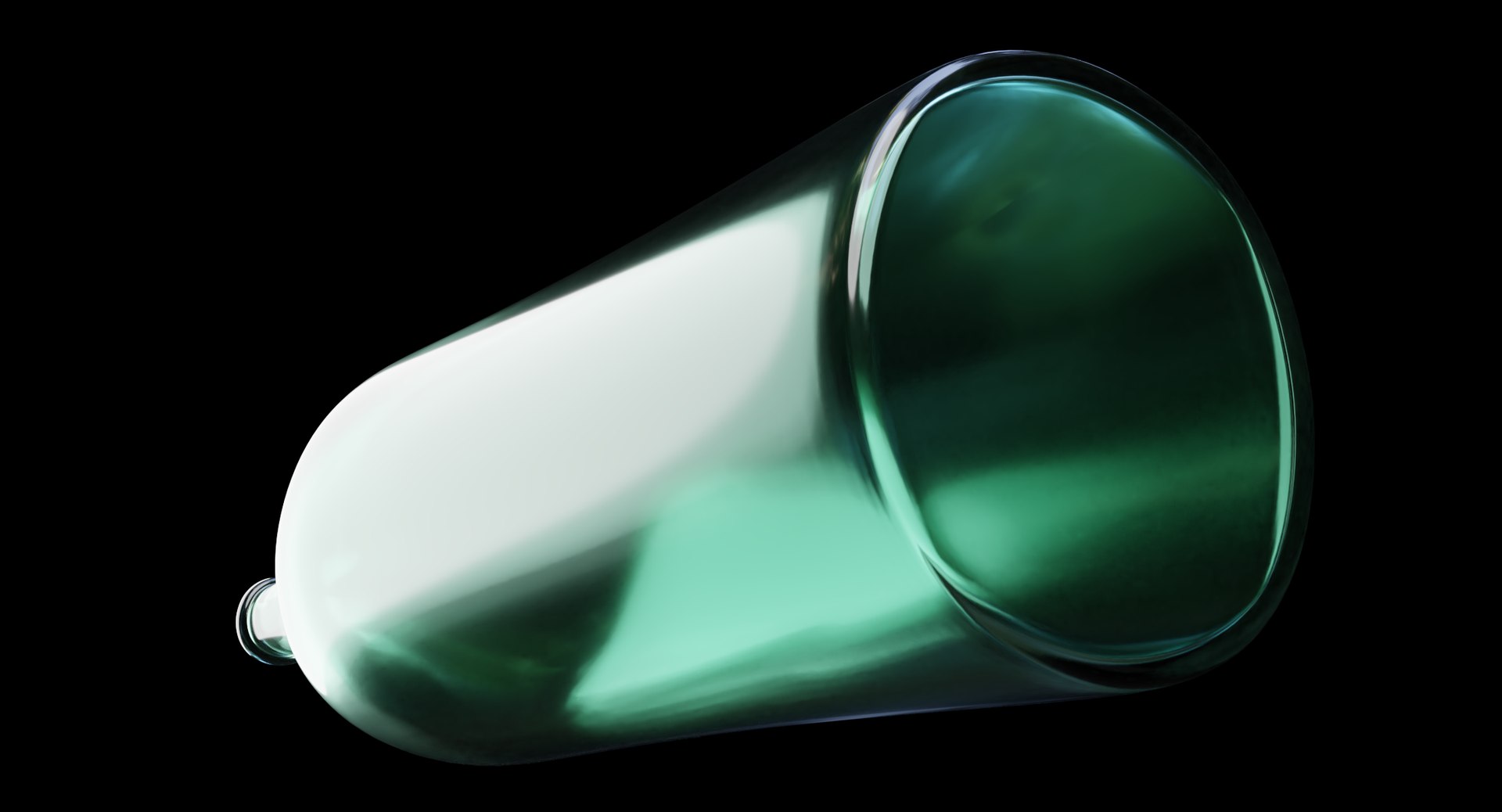 Quarter Bottle 3D - TurboSquid 1301297