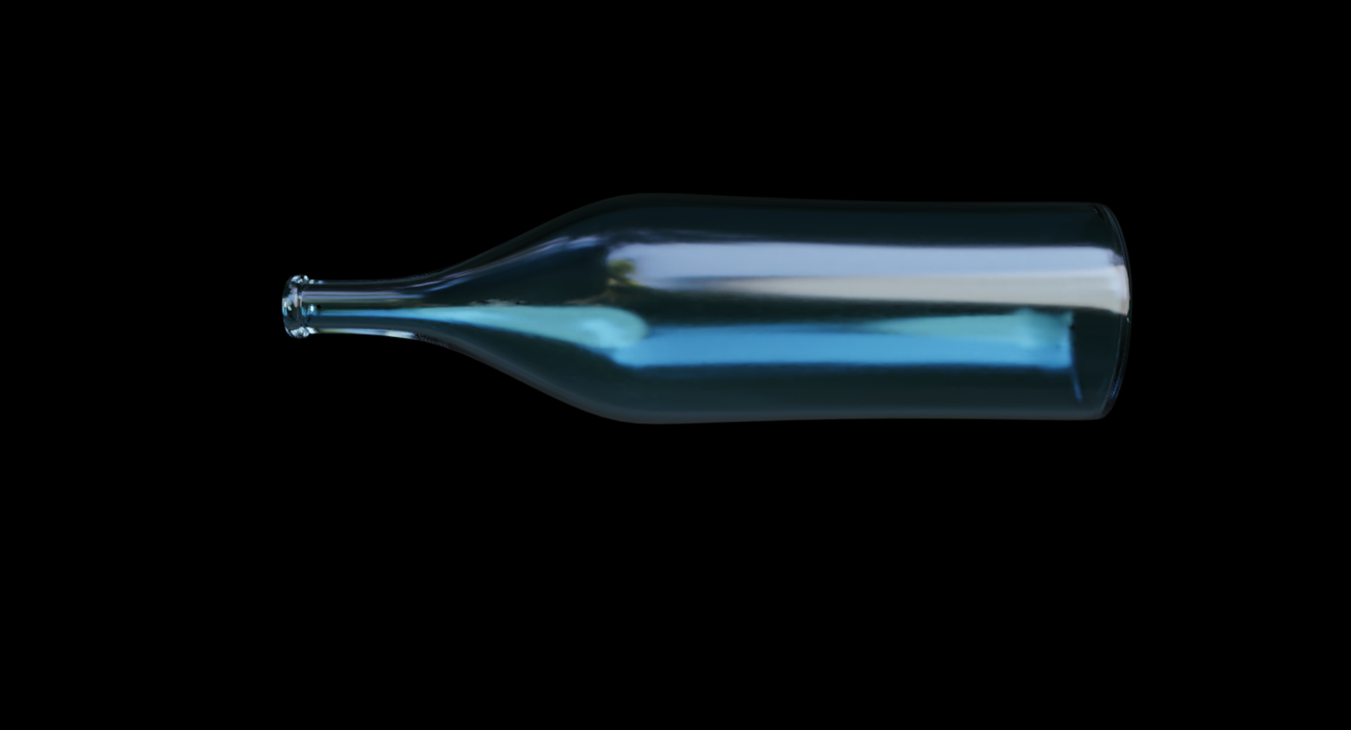 Quarter Bottle 3D - TurboSquid 1301297