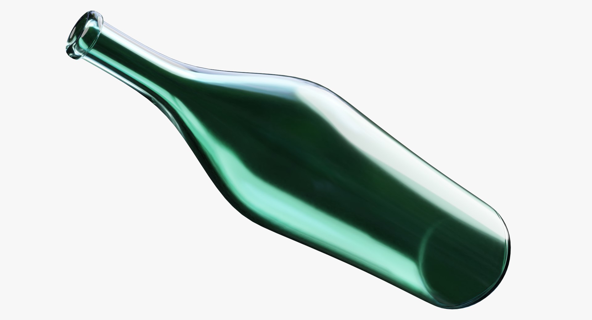 Quarter Bottle 3D - TurboSquid 1301297