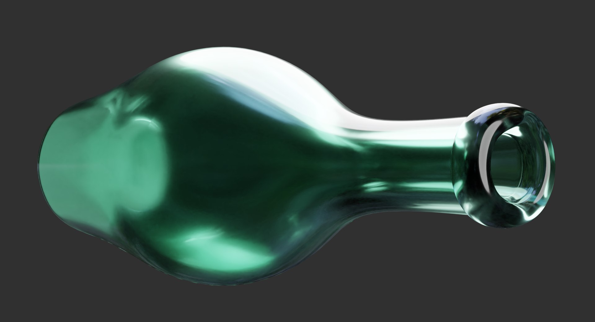 Quarter Bottle 3D - TurboSquid 1301297