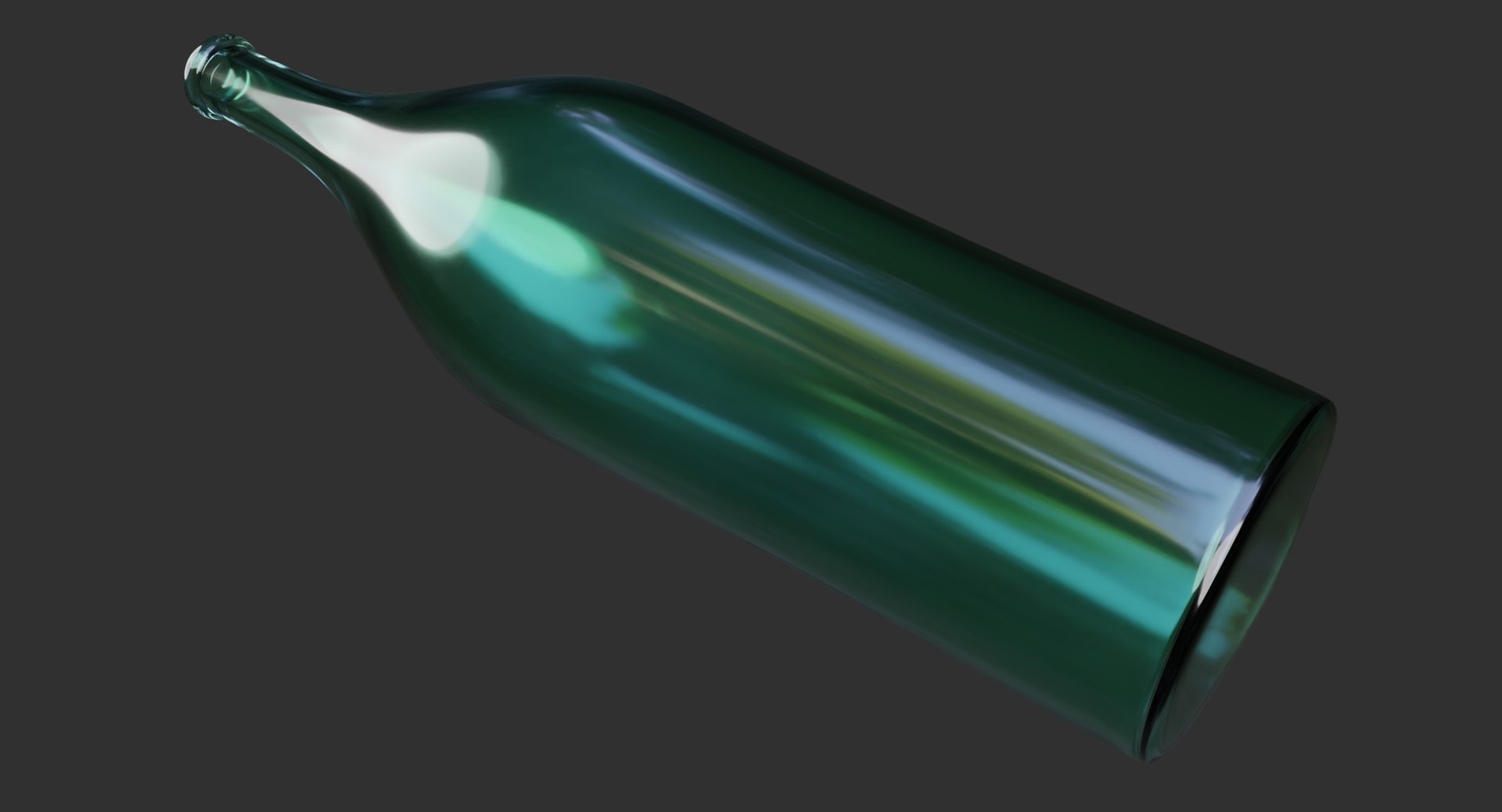 Quarter Bottle 3D - TurboSquid 1301297