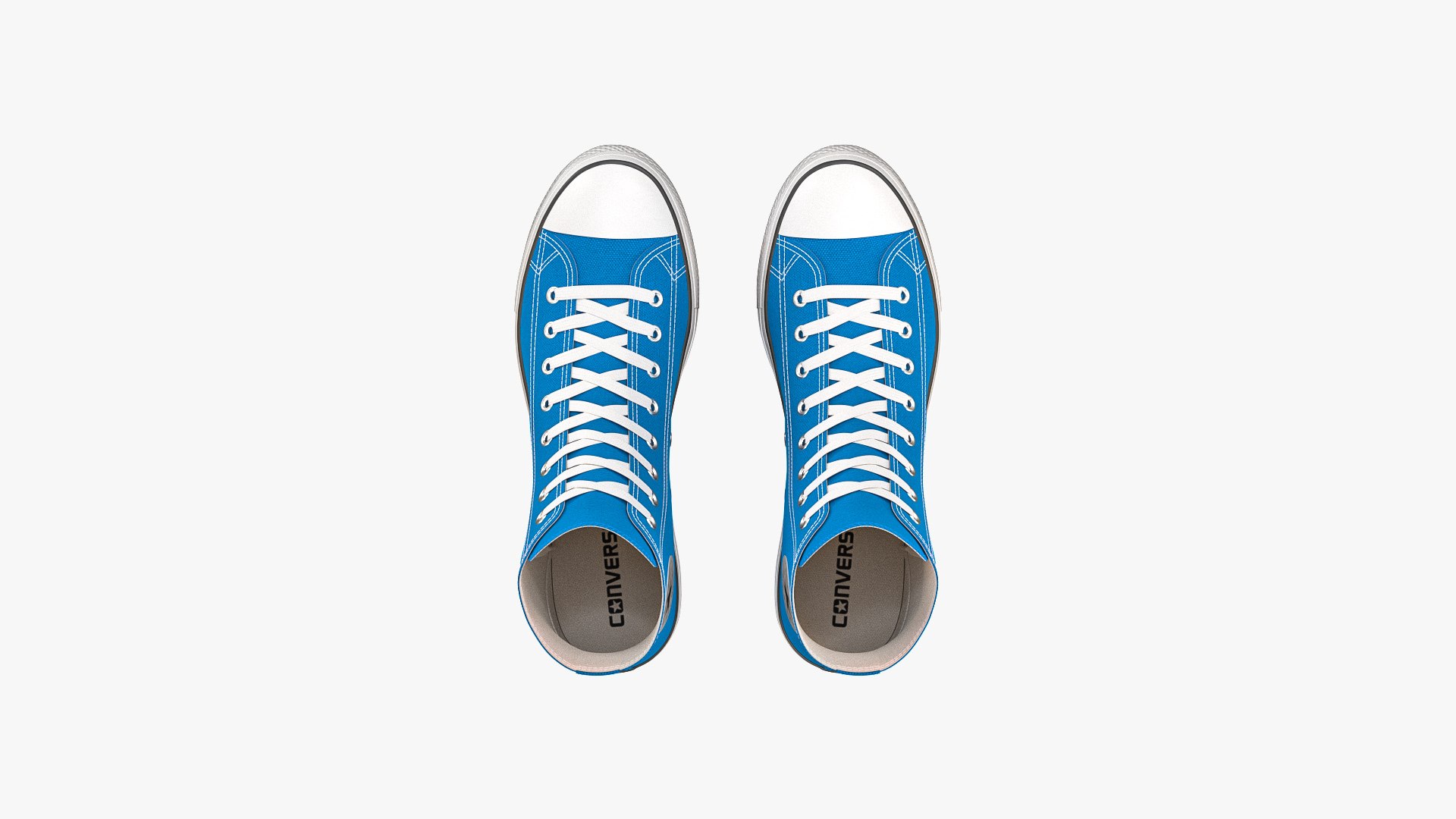 3D Chuck Taylor All Star Lift Platform High Top Blue - TurboSquid 1952696
