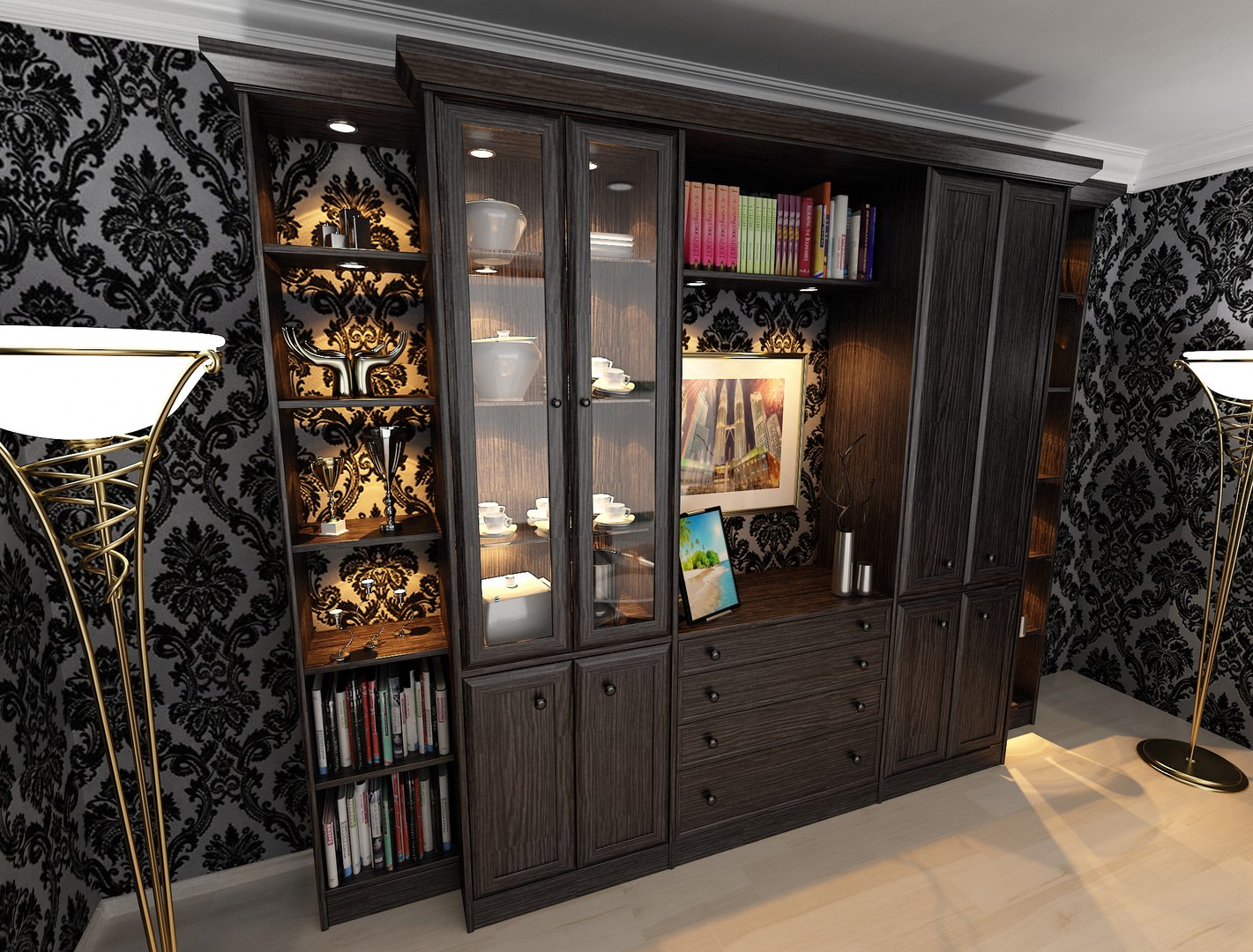 3D Simple Living Room Interior Design - TurboSquid 1463296