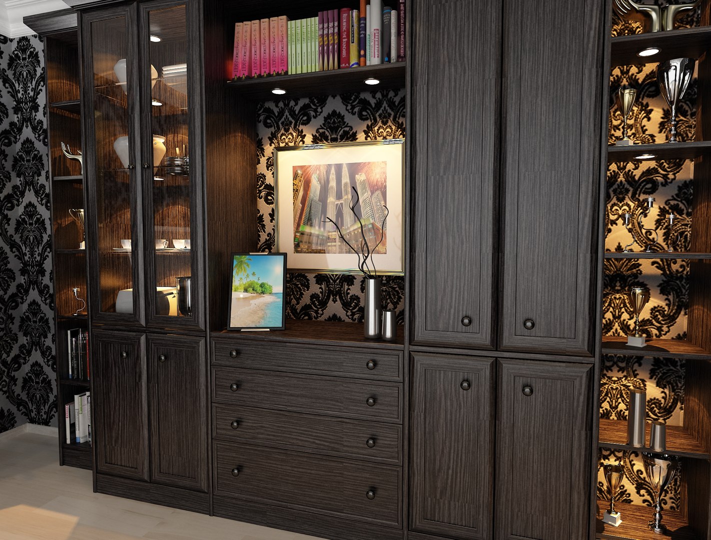 3D Simple Living Room Interior Design - TurboSquid 1463296