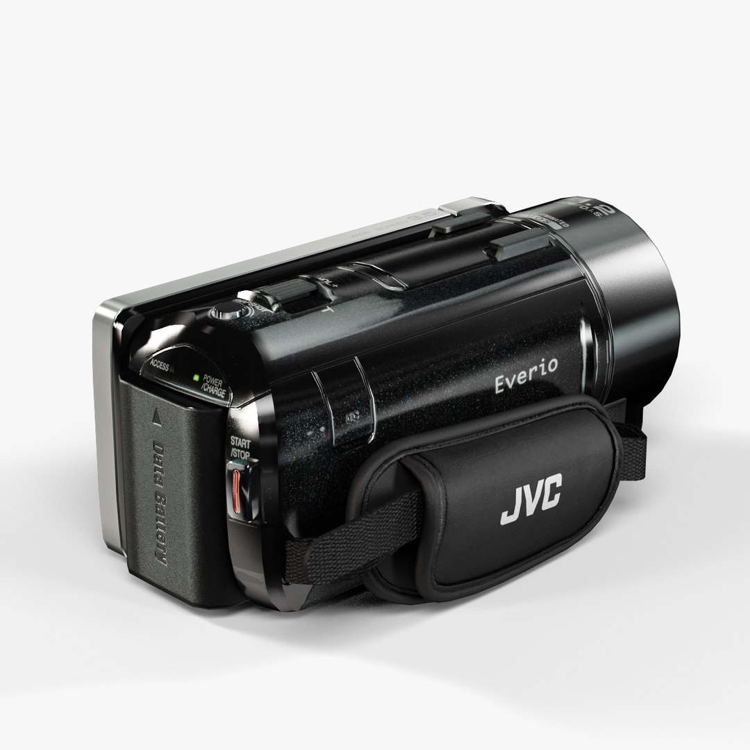 max low-poly jvc gz-gx1 black