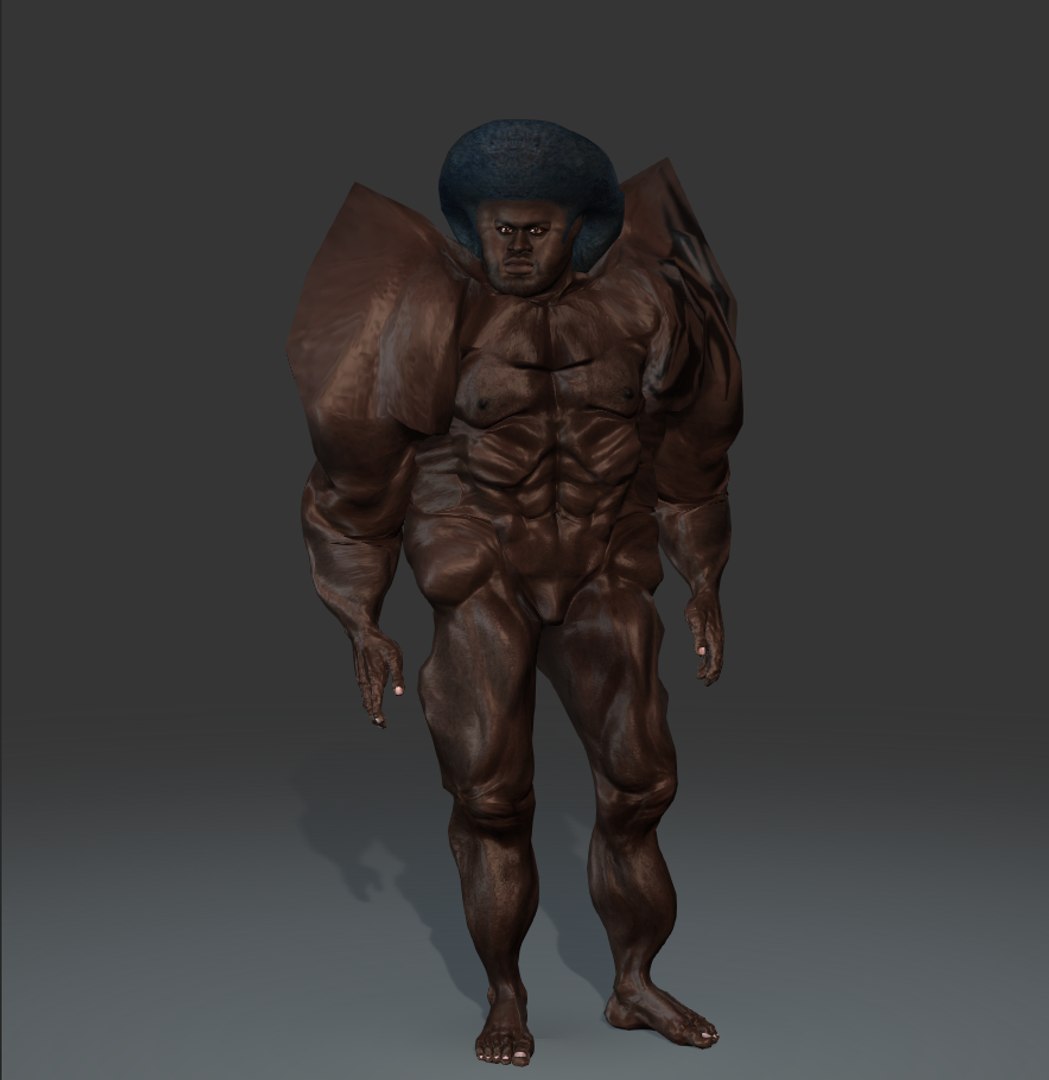 3d Rigged High-poly Model