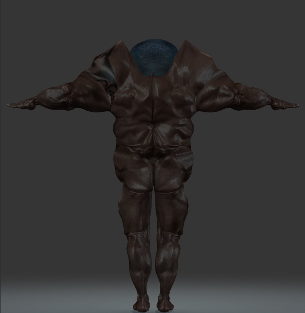 3d Rigged High-poly Model