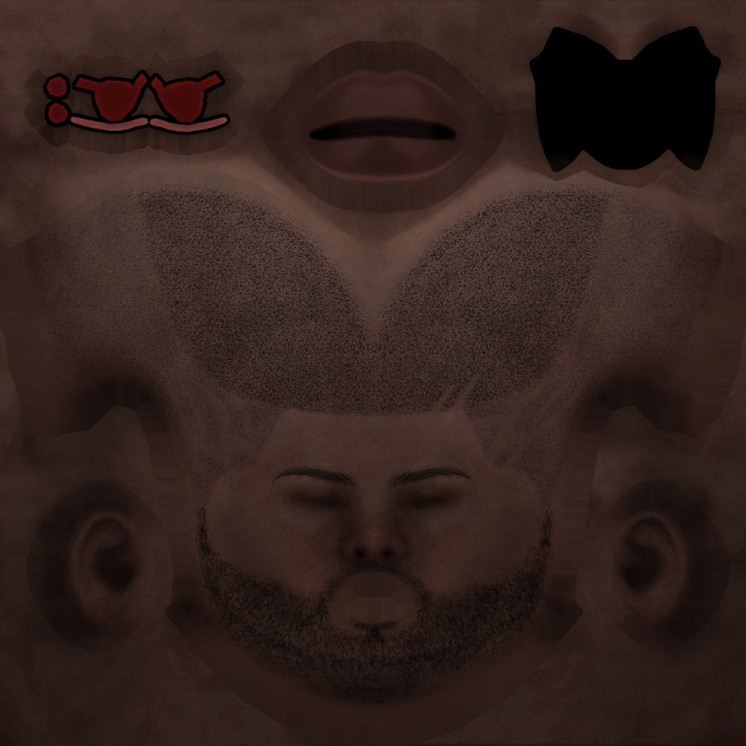 3d Rigged High-poly Model