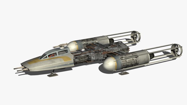 3d y-wing star wars
