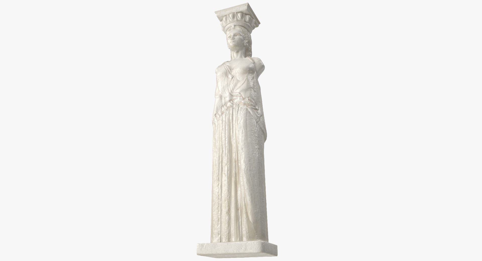 3d Max Column Caryatids
