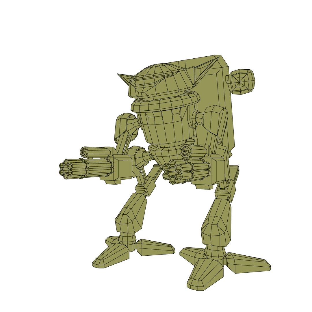 3d Mech Model