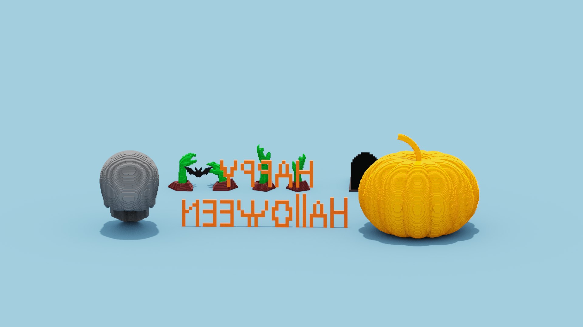 Happy Halloween Pack 3D model - TurboSquid 1971189