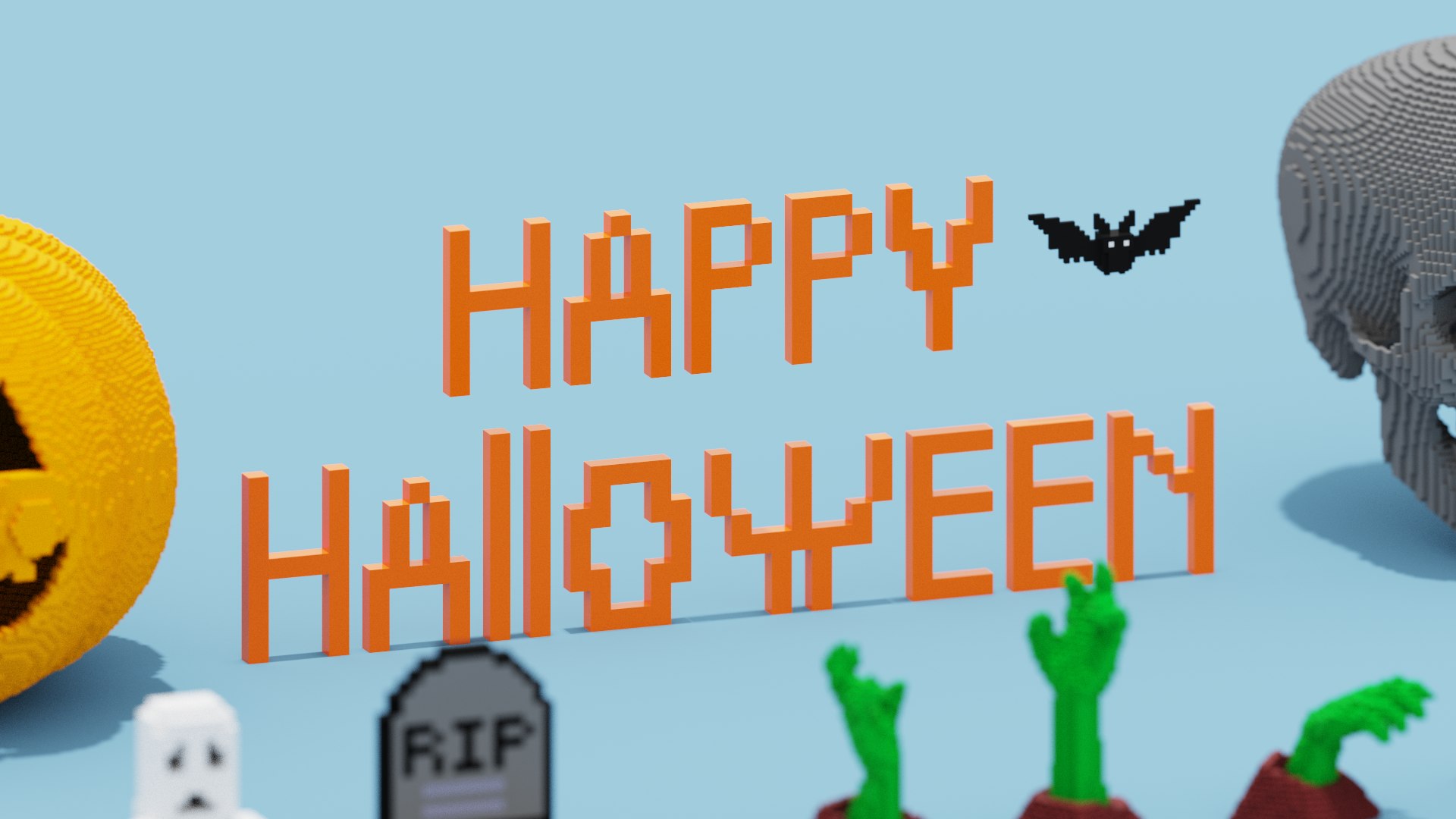 Happy Halloween Pack 3D model - TurboSquid 1971189