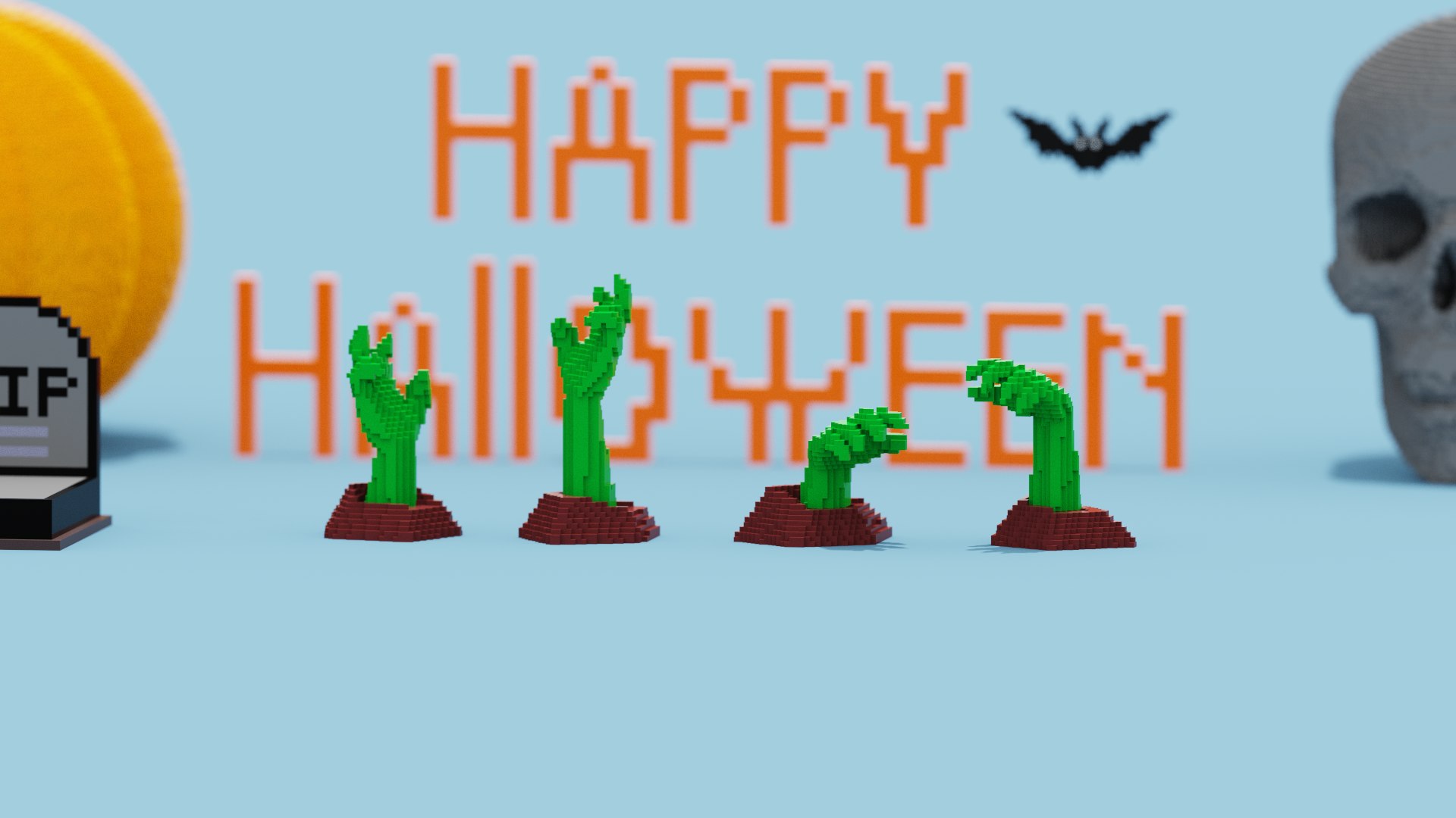 Happy Halloween Pack 3D model - TurboSquid 1971189