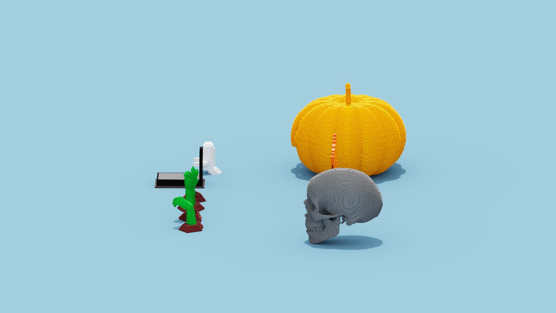 Happy Halloween Pack 3D model - TurboSquid 1971189
