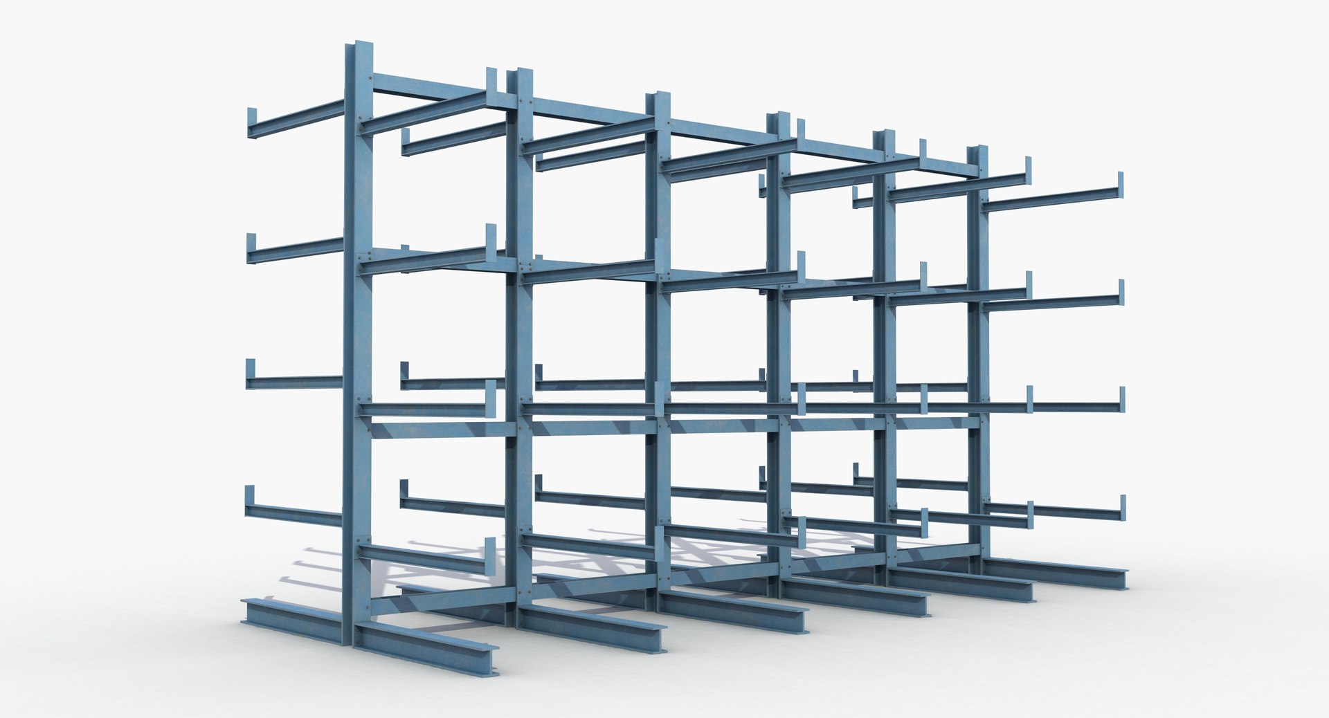 Steel Storage Rack 3D Model - TurboSquid 1622683
