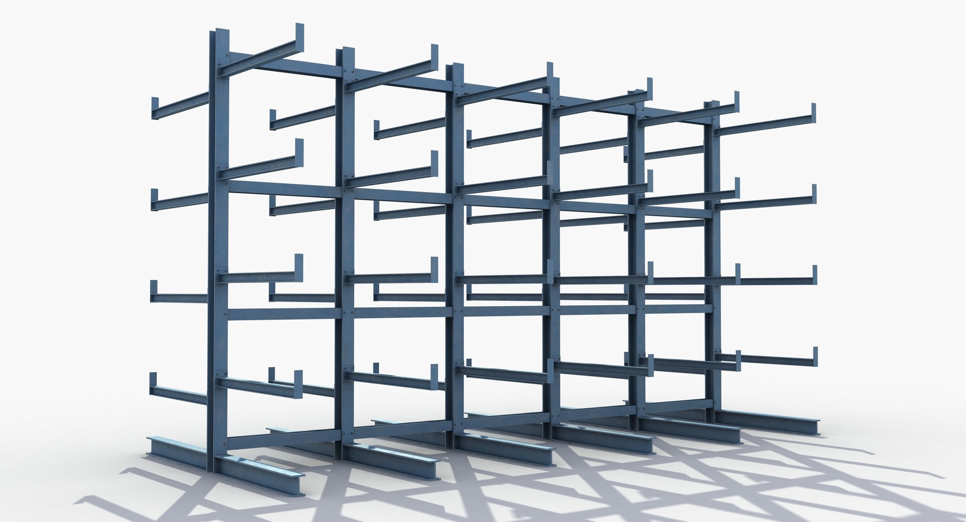 Steel Storage Rack 3D Model - TurboSquid 1622683