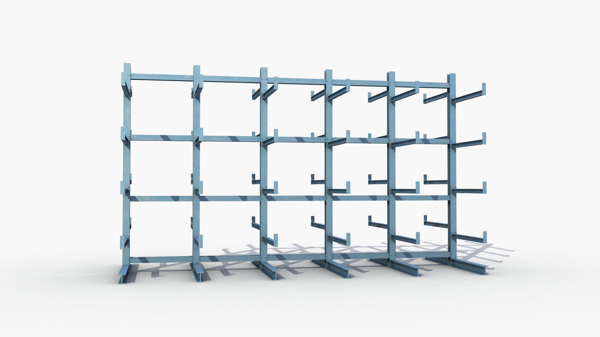 Steel Storage Rack 3D Model - TurboSquid 1622683