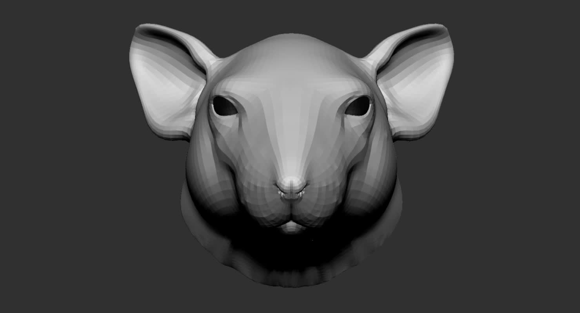 3D Rat Head Base Mesh Model - TurboSquid 1427955