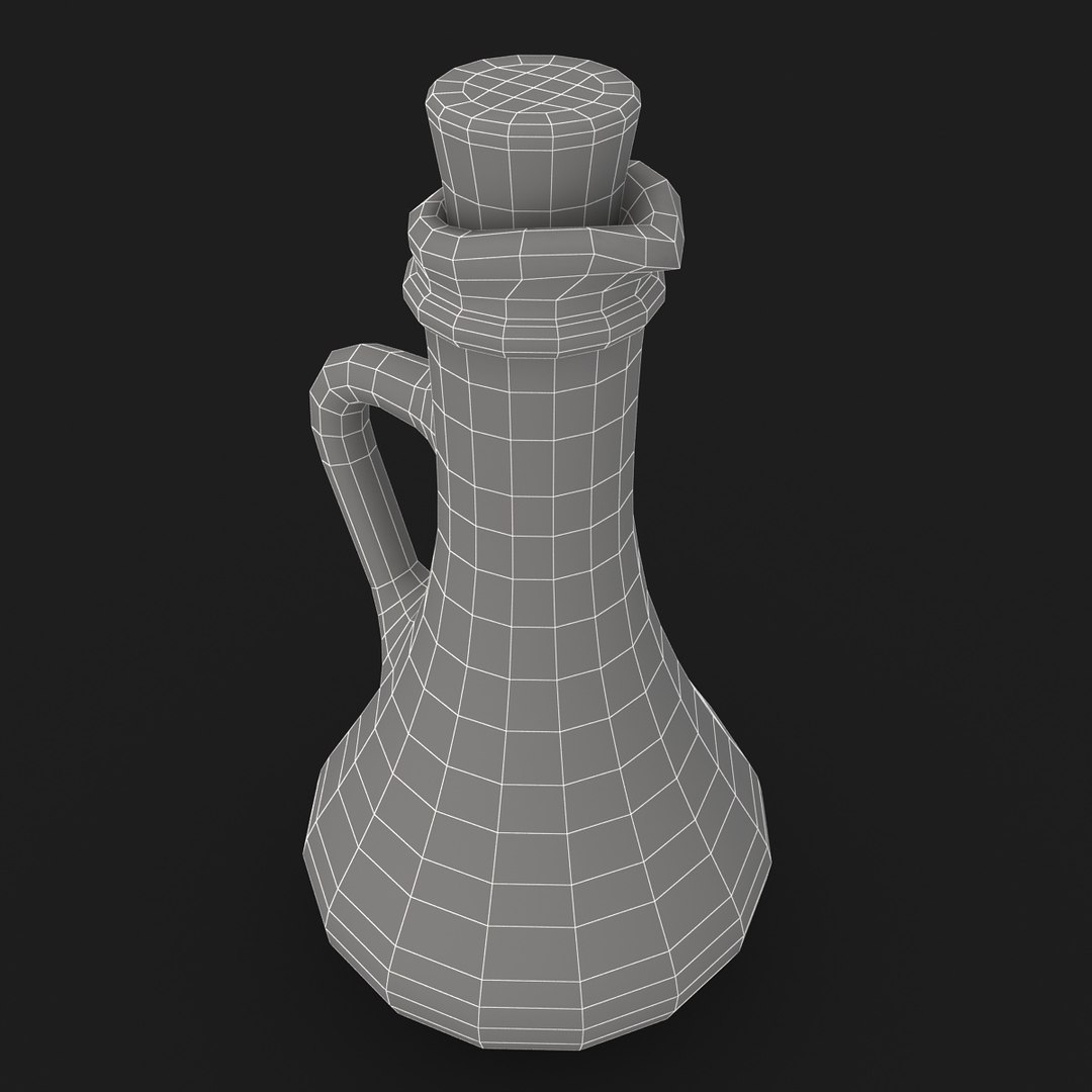 Realistic Vinegar Red 3d Model