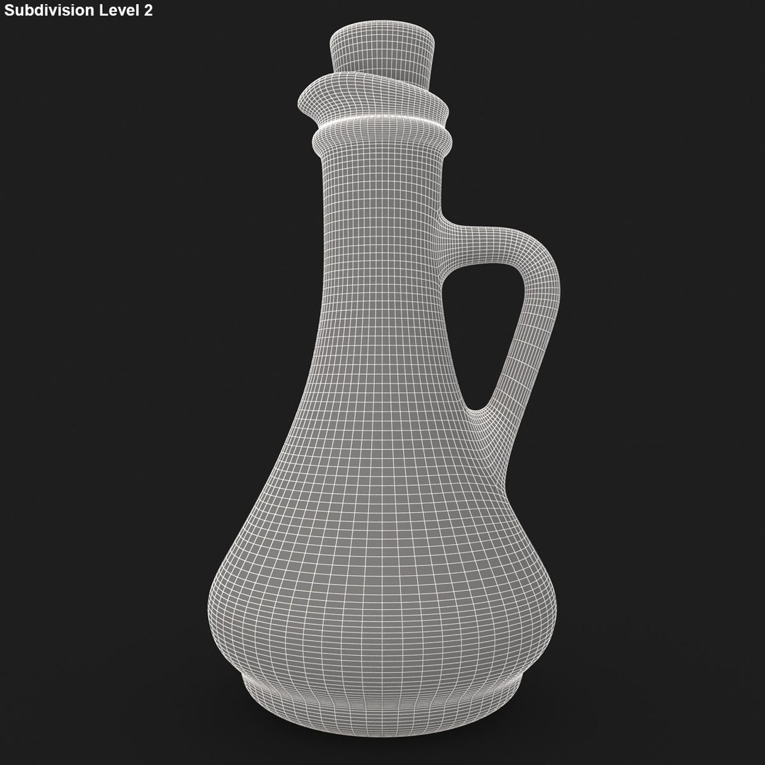 Realistic Vinegar Red 3d Model