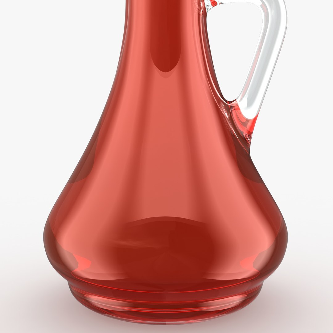 Realistic Vinegar Red 3d Model