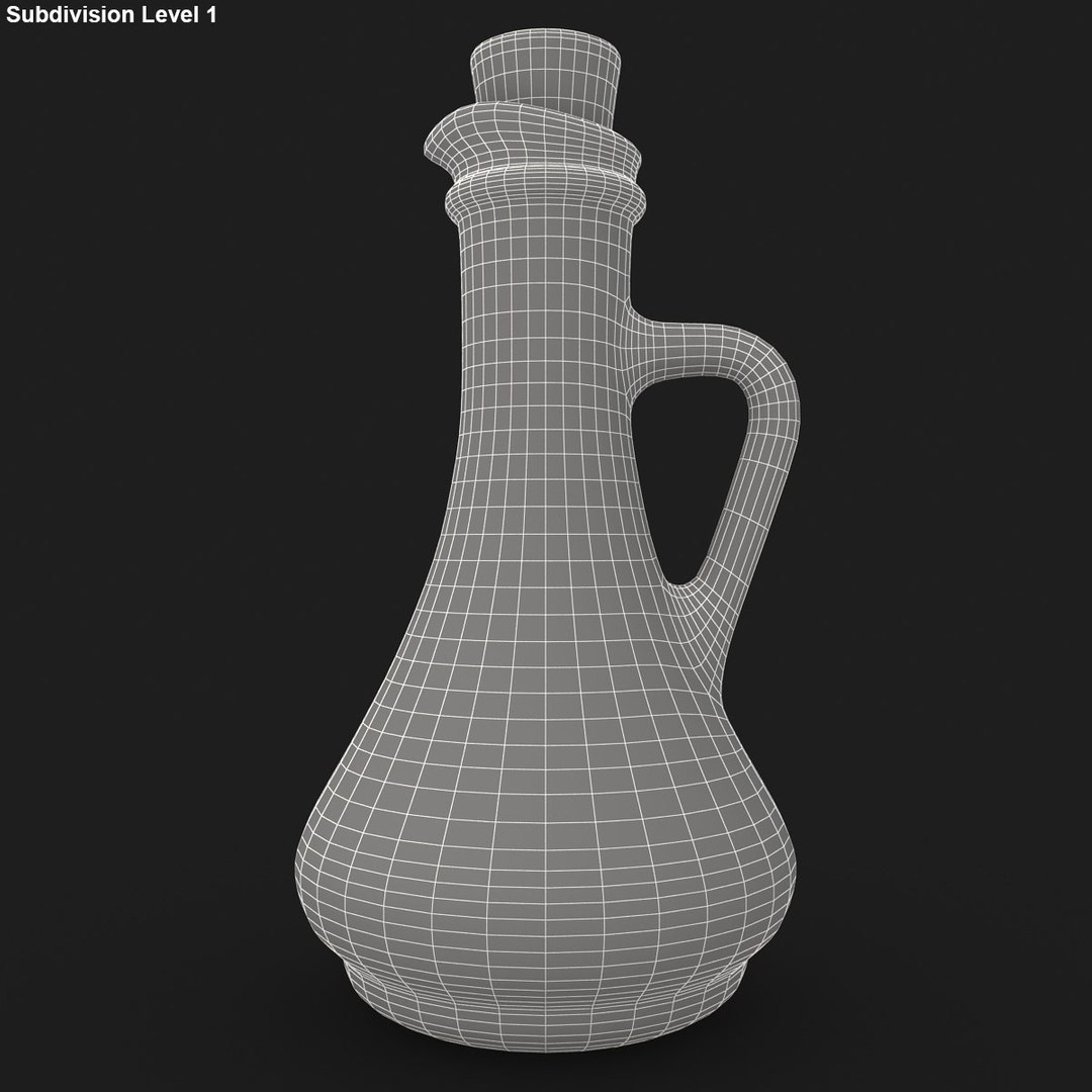 Realistic Vinegar Red 3d Model