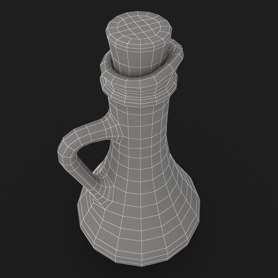 Realistic Vinegar Red 3d Model