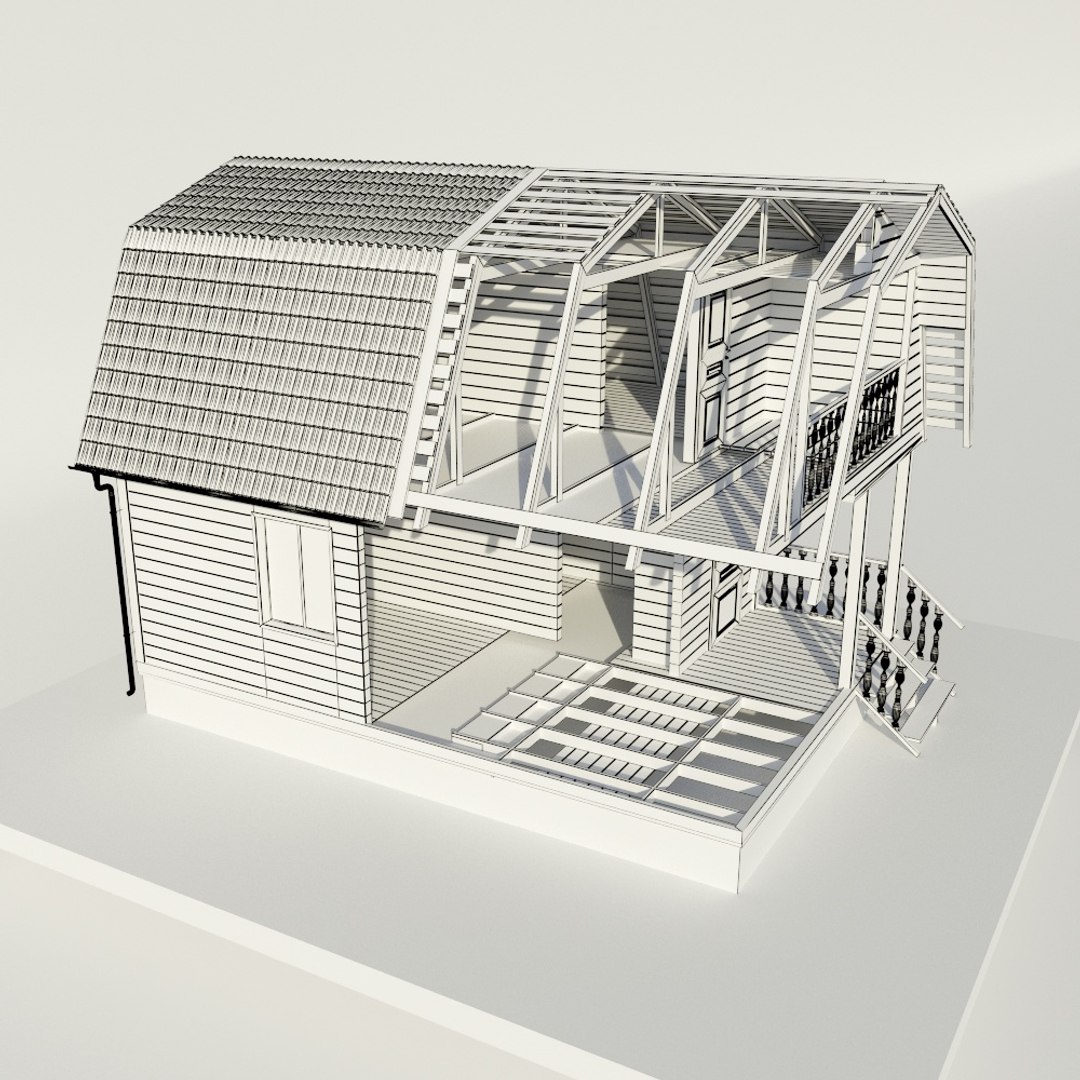 Disassemble House 3D Model - TurboSquid 1330669