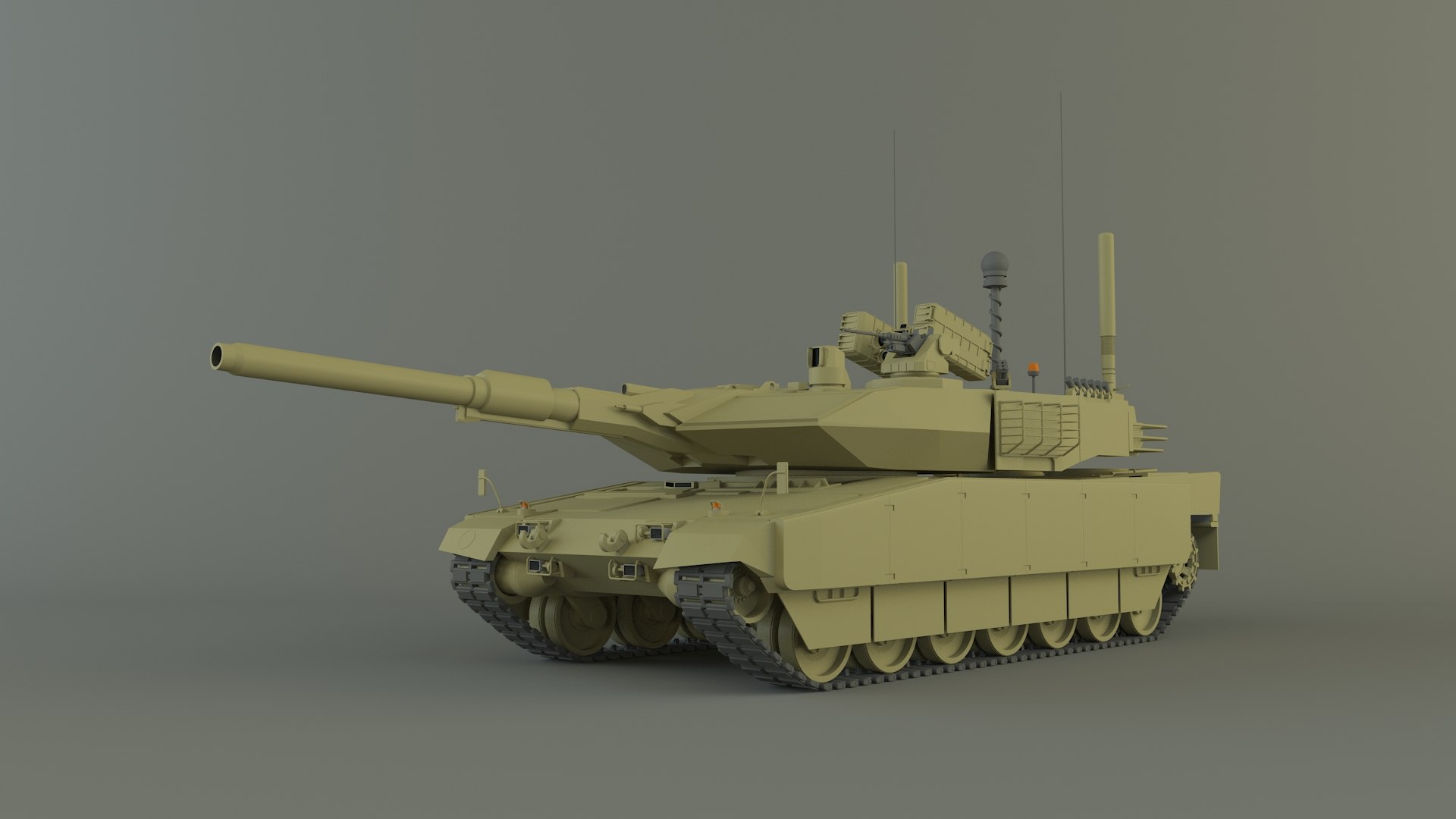 3D Leopard 2 Military Tank Model - TurboSquid 2427863