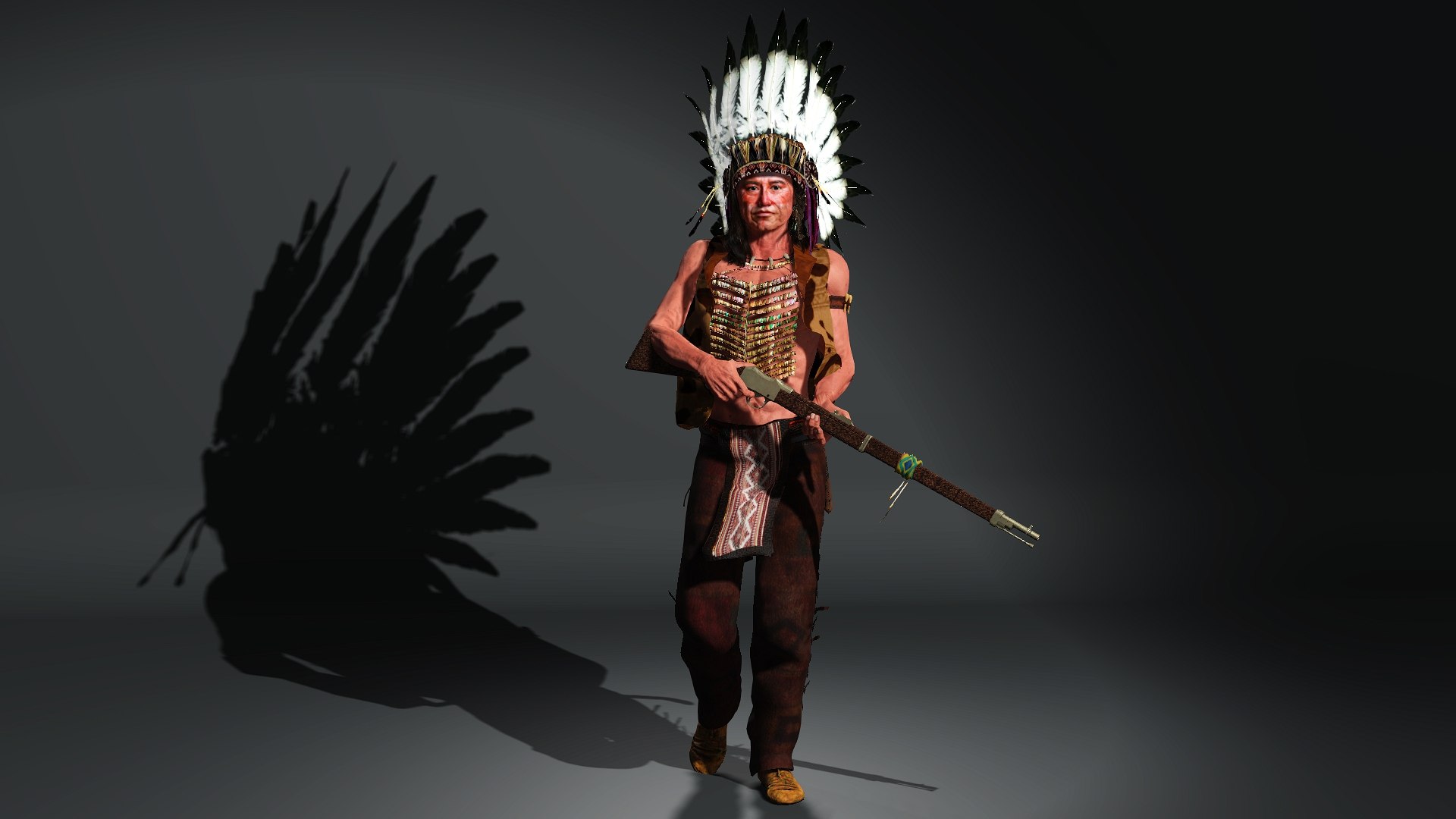 Native American Leader 3D Model - TurboSquid 1948730