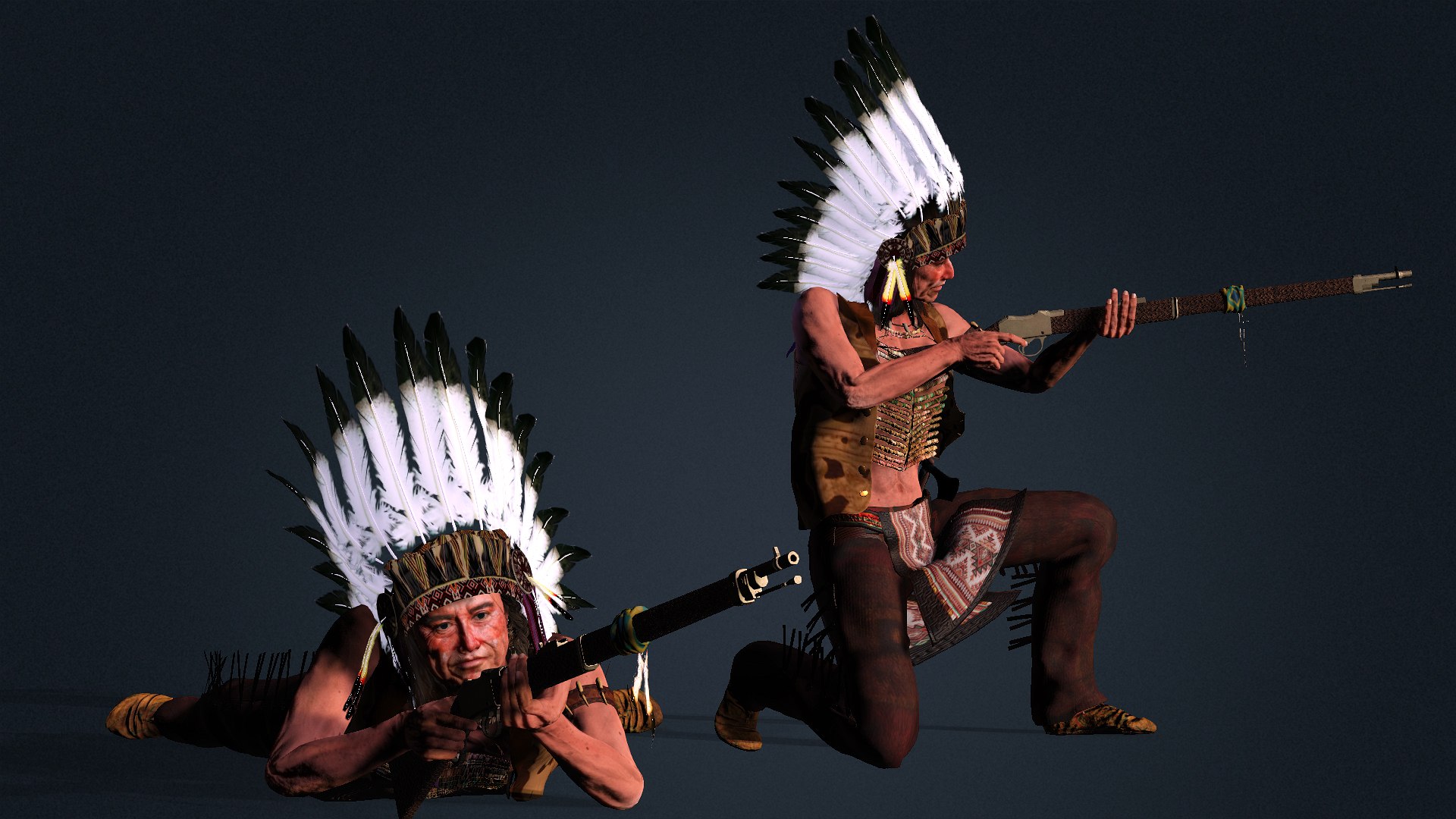 Native American Leader 3D Model - TurboSquid 1948730