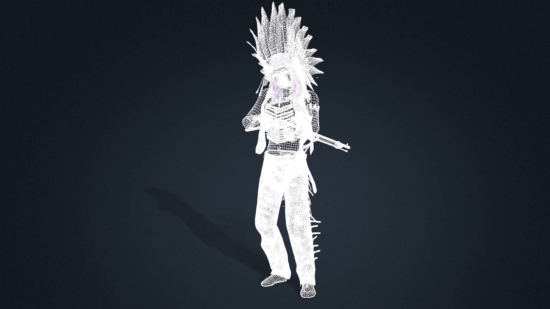 Native American Leader 3D Model - TurboSquid 1948730