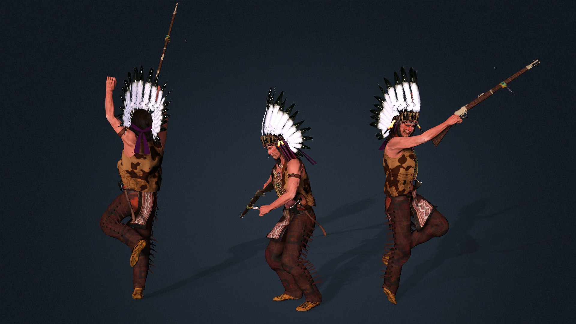 Native American Leader 3D Model - TurboSquid 1948730