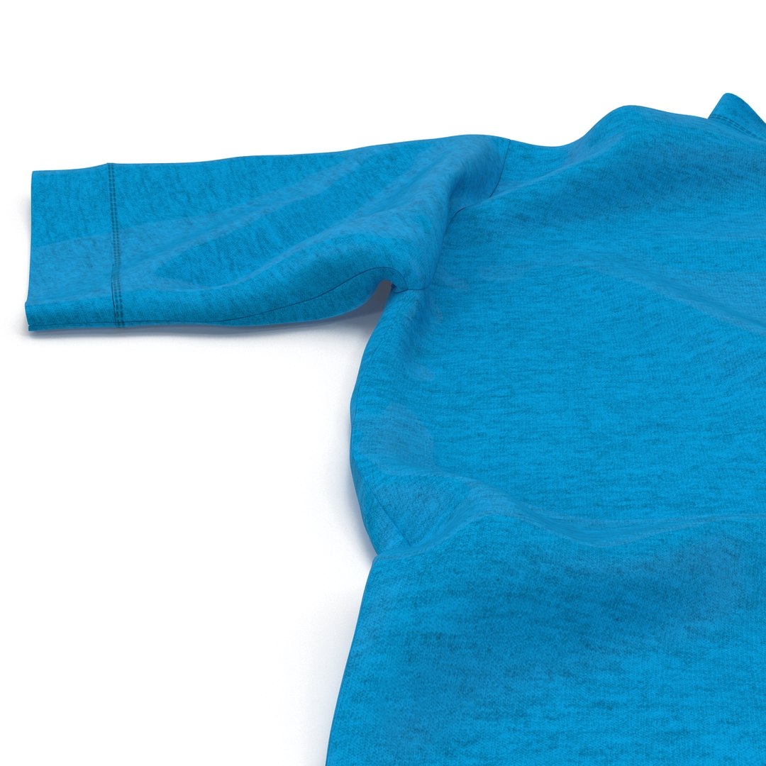 3d flat t-shirt model