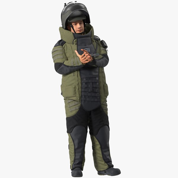 modelo 3d Traje bomba EOD 10 preparado para Cinema 4D - TurboSquid 2161366