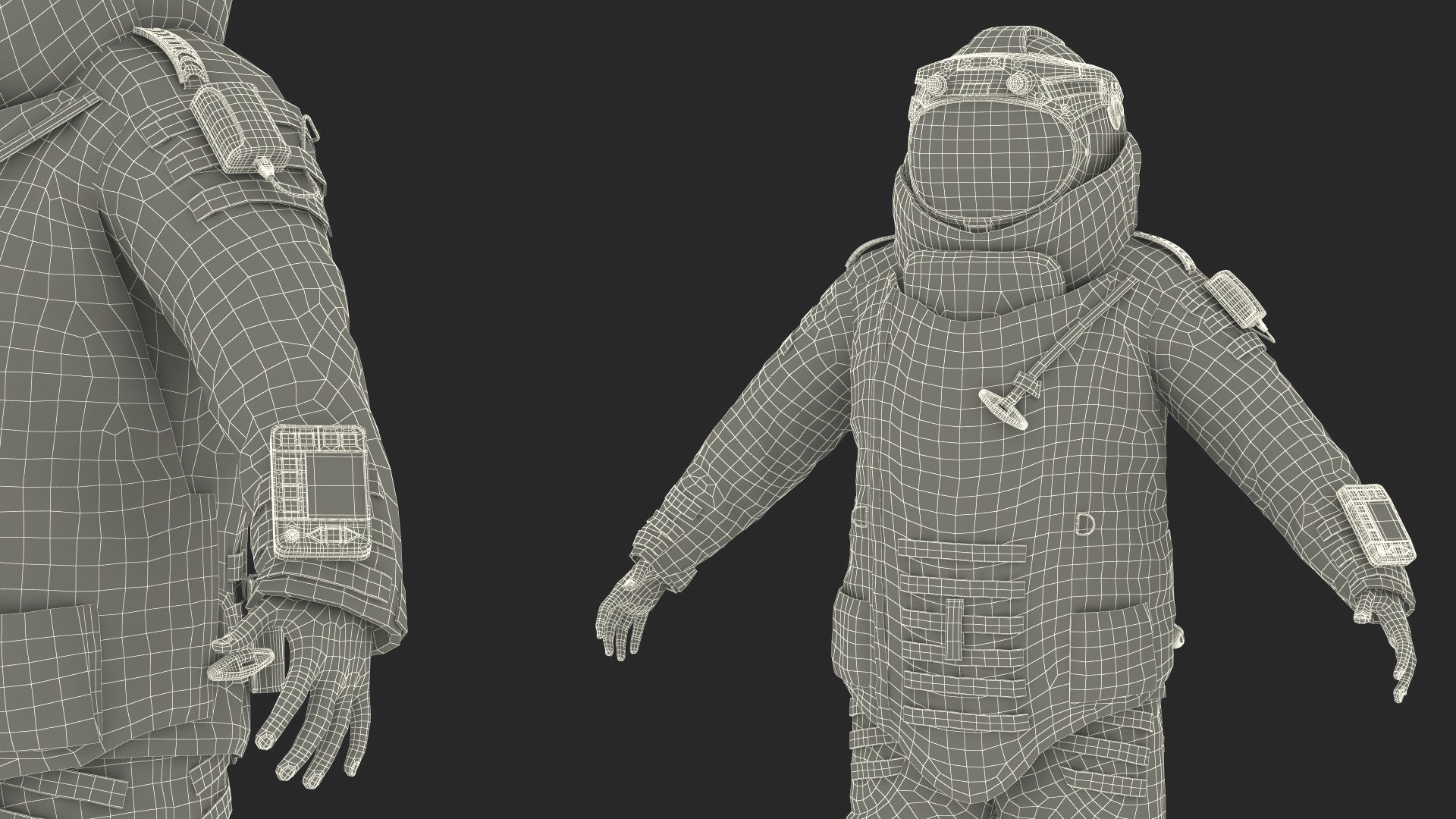 EOD 10 Bomb Suit Rigged For Cinema 4D Model - TurboSquid 2161366