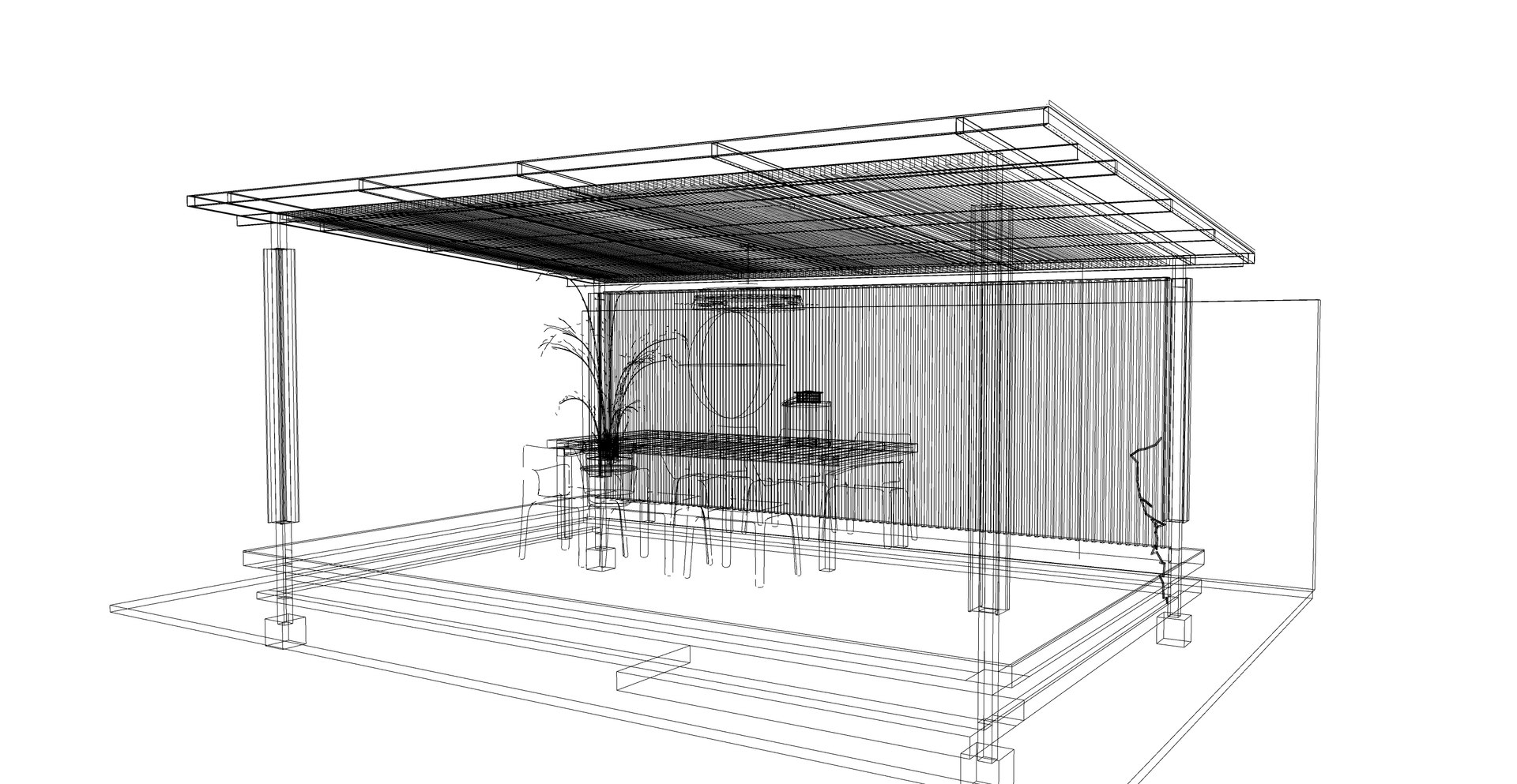 3D Terrace garden model - TurboSquid 2011812